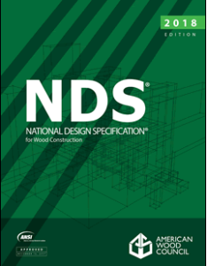 2018 NDS – American Wood Council